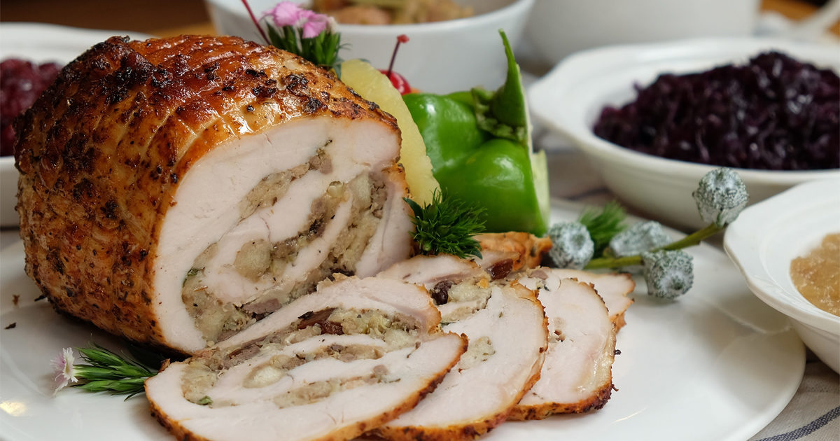 Pechuga de Pavo Rellena, Receta de El Exquisito - El Exquisito